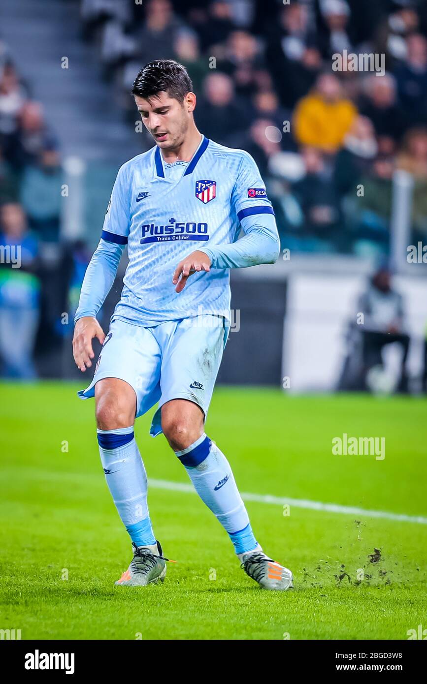 alvaro morata of atletico madrid during champions league season 2019/20 ...