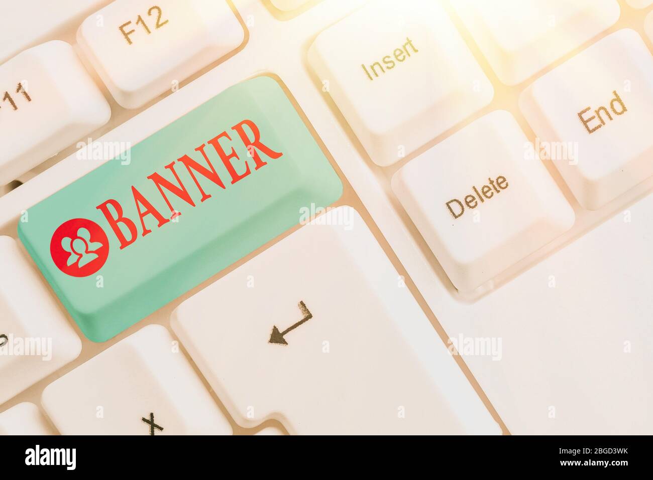 Conceptual hand writing showing Banner. Concept meaning long strip ...