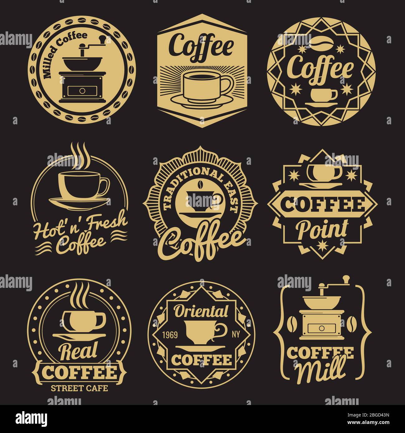 Hotcoffee Stock Vector Images - Alamy