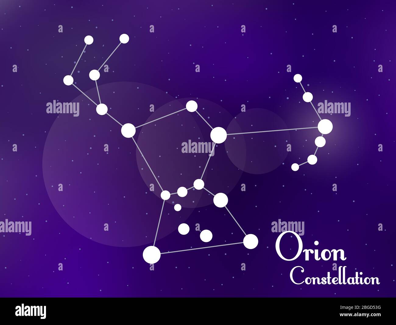 Orion constellation vectors hi-res stock photography and images - Alamy
