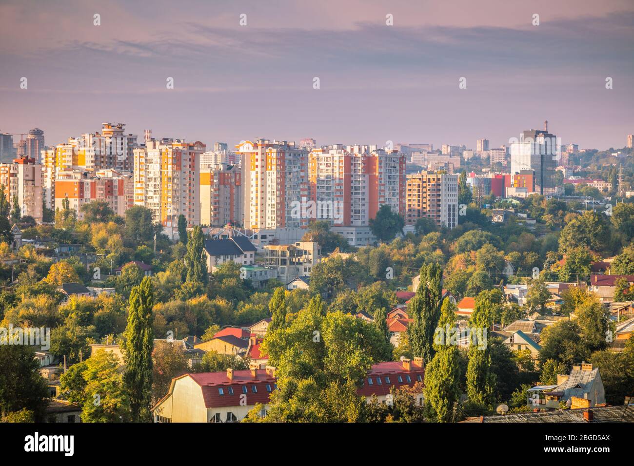 Aerial panorama of Chisinau. Chisinau, Moldova Stock Photo - Alamy
