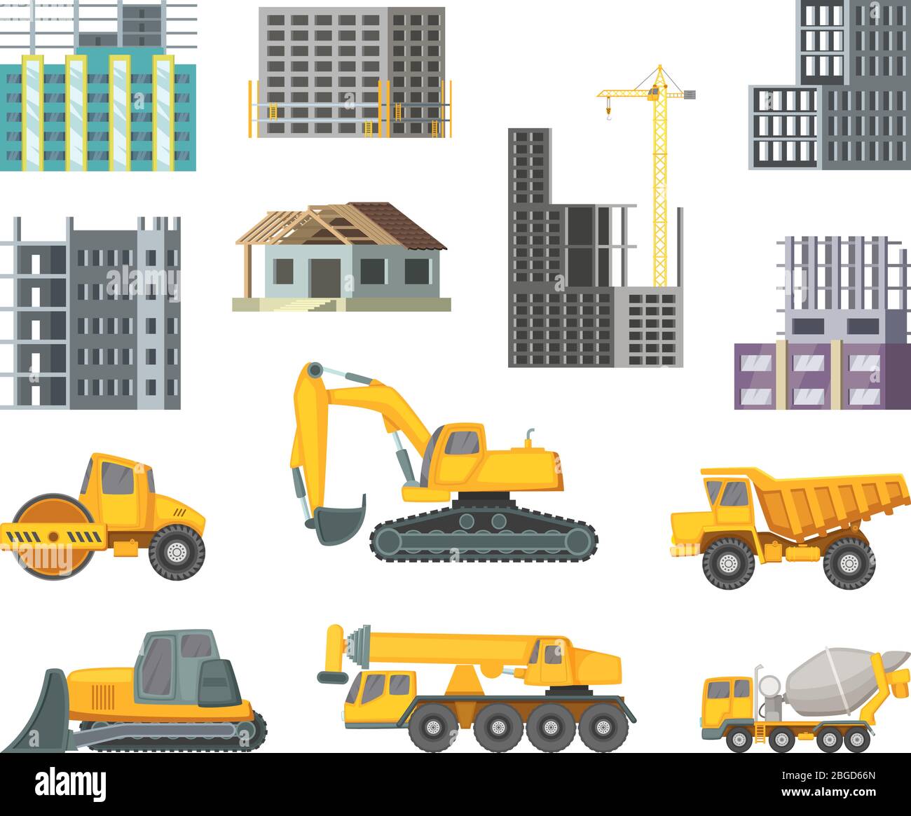 Site for the construction of an object Stock Vector Images - Alamy