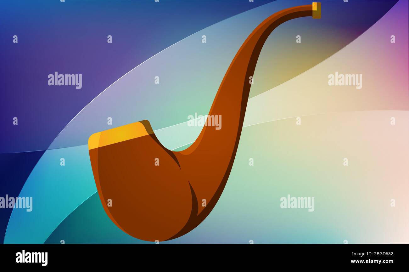 Pipe blue sky background Stock Vector Images - Alamy