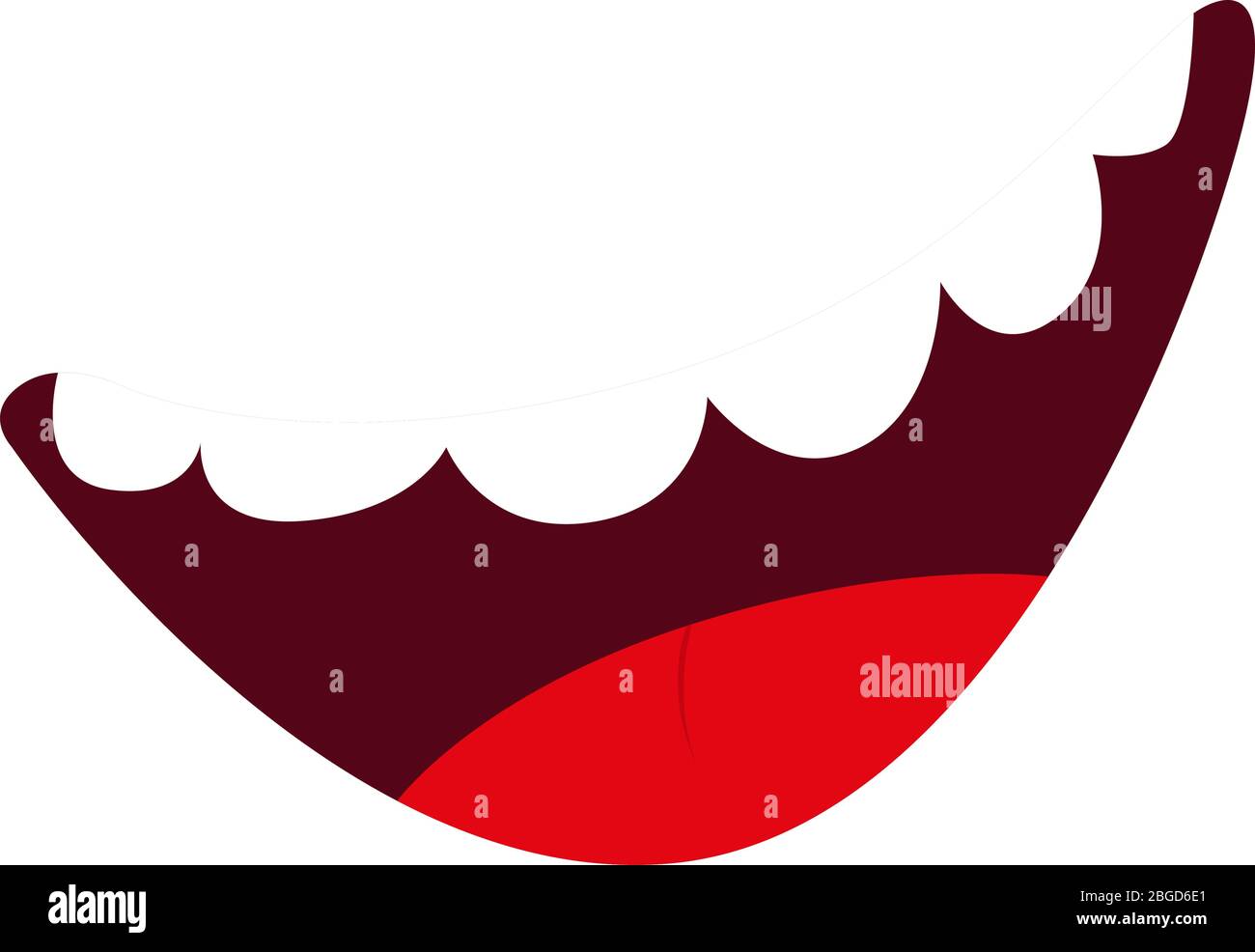 Isolated big happy smile Stock Vector Image & Art - Alamy