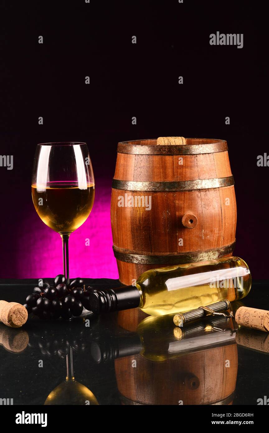 Mix of alcoholic beverage bottles on studio shot Stock Photo - Alamy