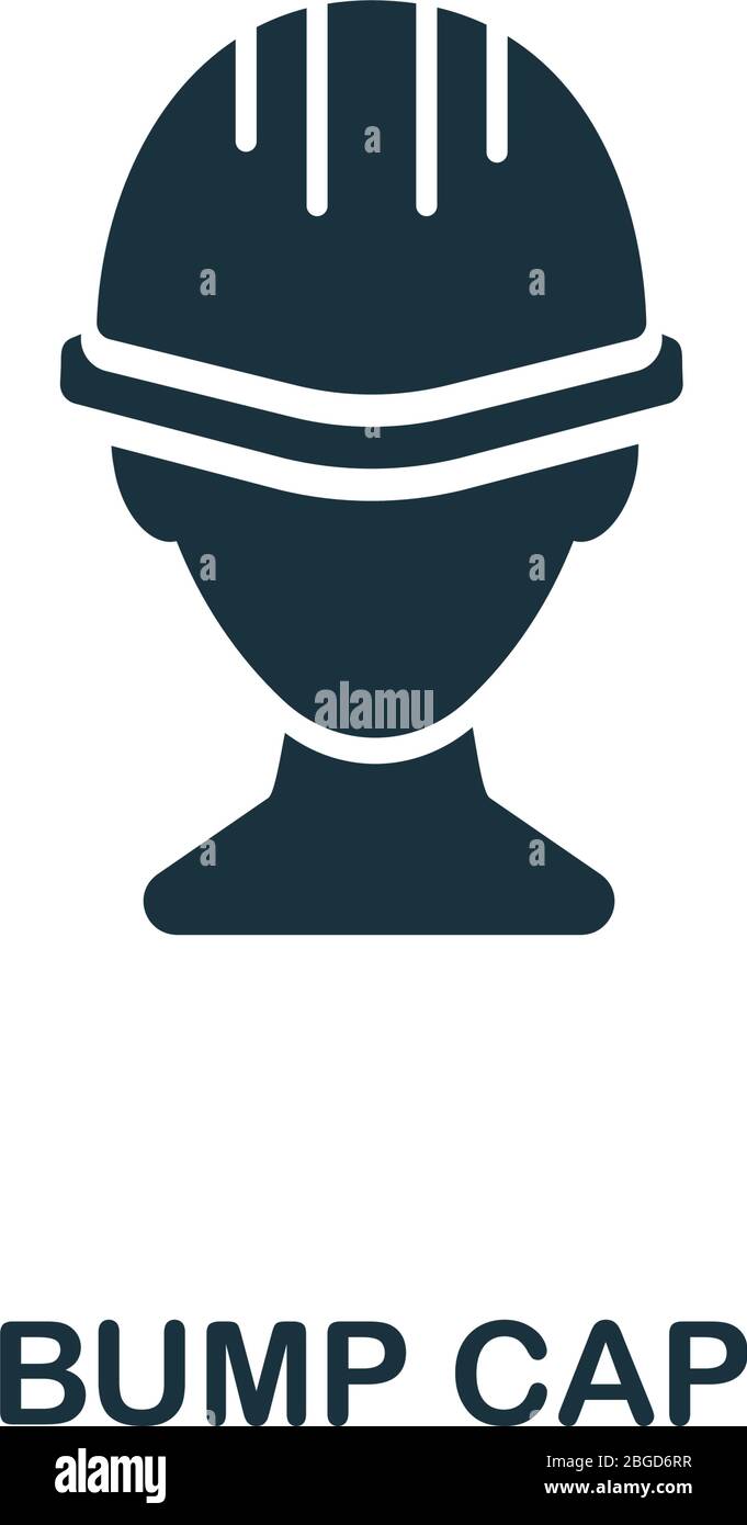 Bump Cap icon. Simple illustration from personal protection collection ...