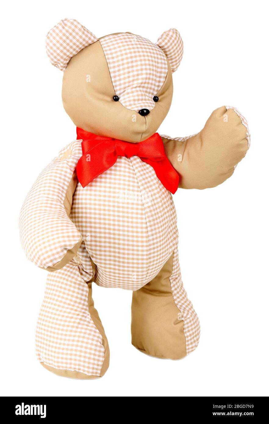 Bear toy isolated on white Stock Photo - Alamy