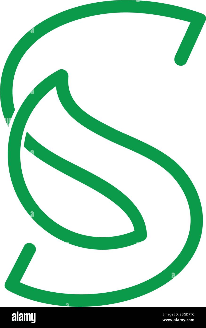 Looped letters Stock Vector Images - Alamy