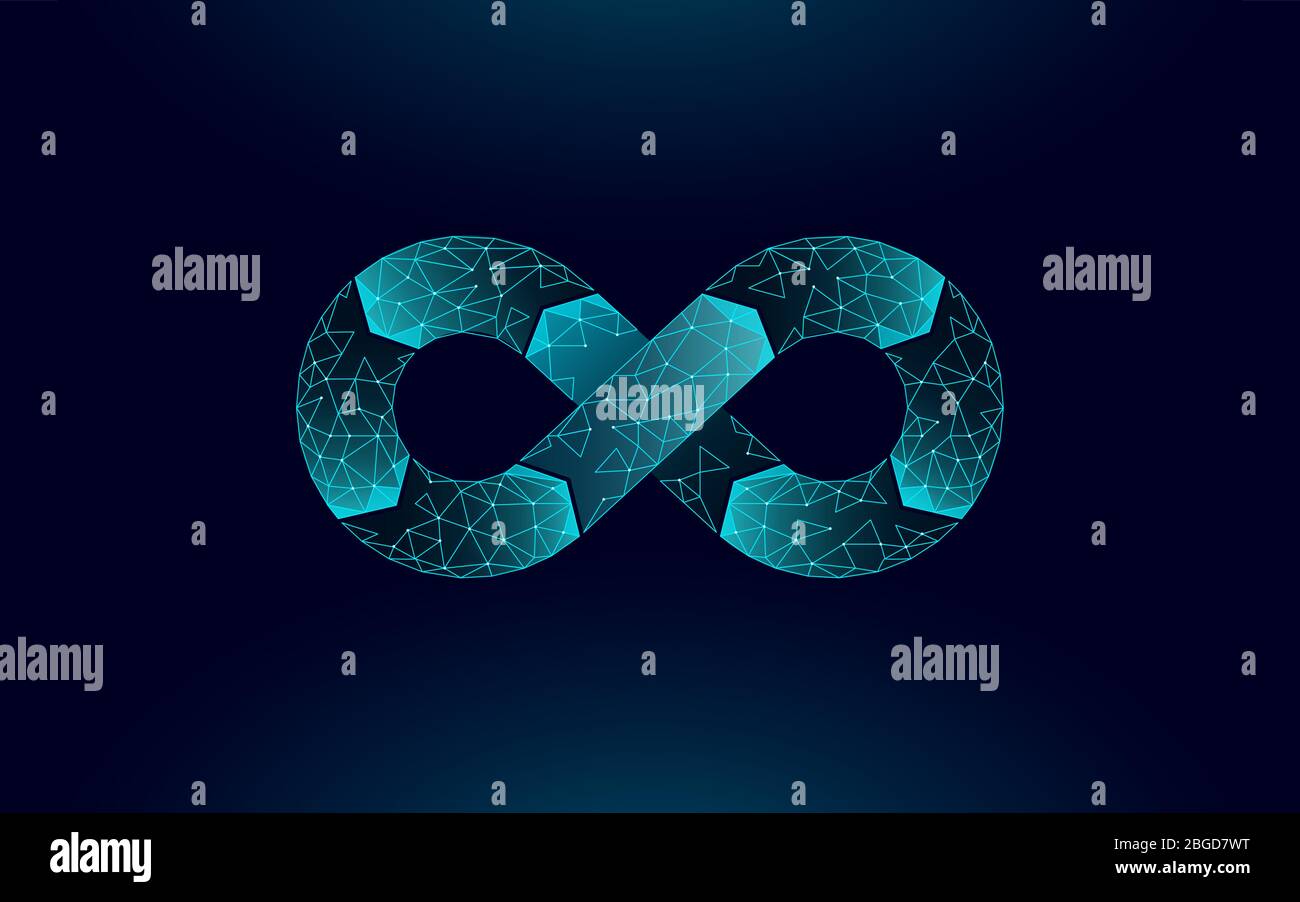 Devops software development operations infinity symbol. Programmer ...
