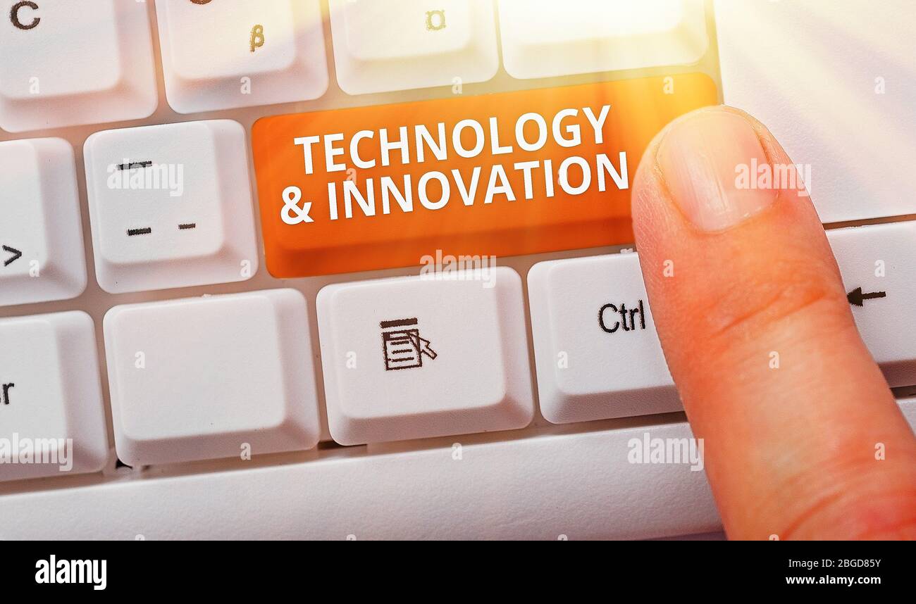 Handwriting text writing Technology And Innovation. Conceptual photo ...