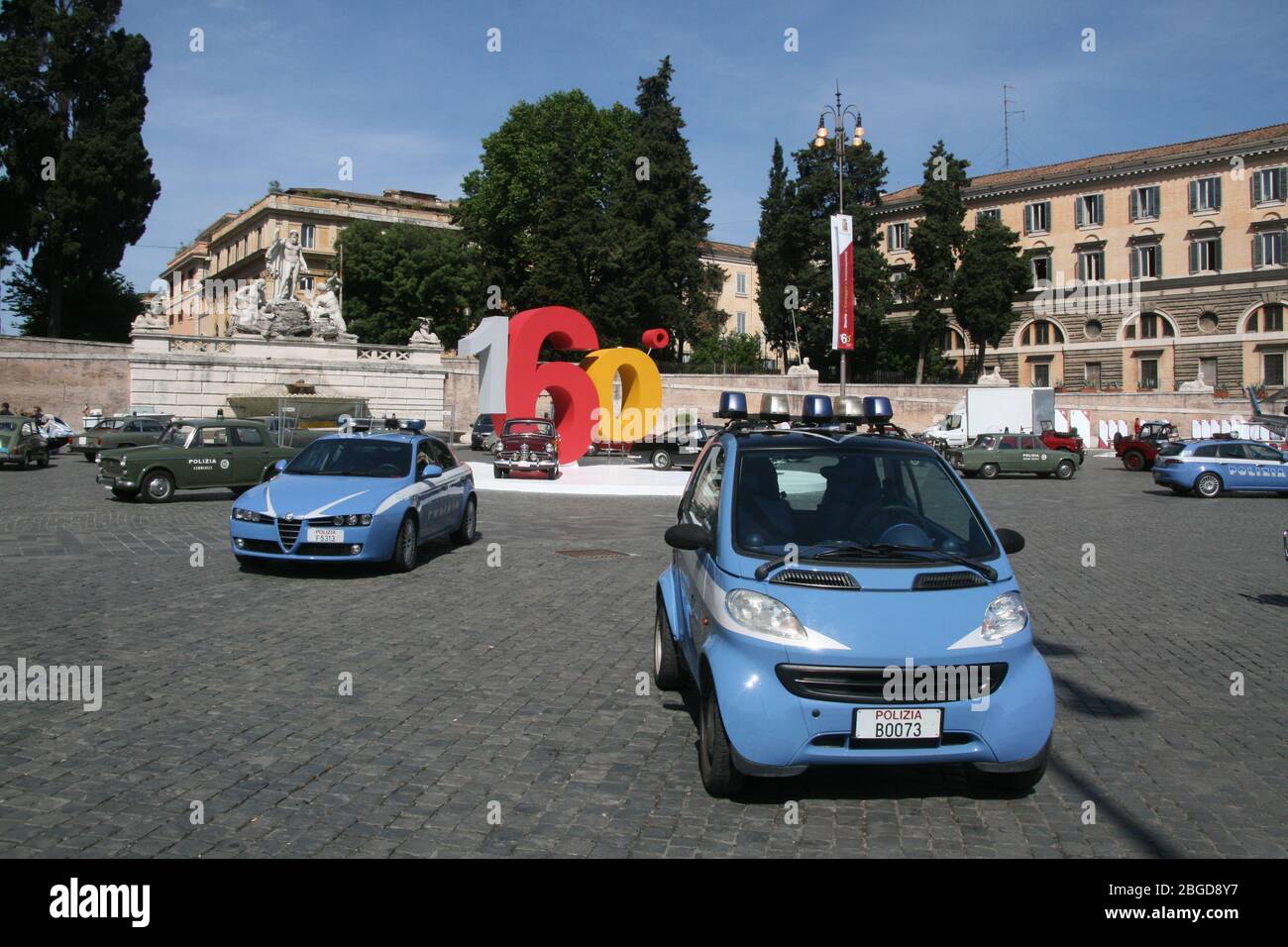 italian police force event in rome italy Stock Photo - Alamy