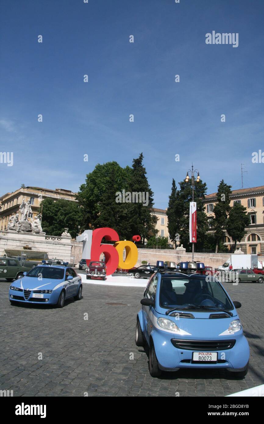 italian police force event in rome italy Stock Photo - Alamy