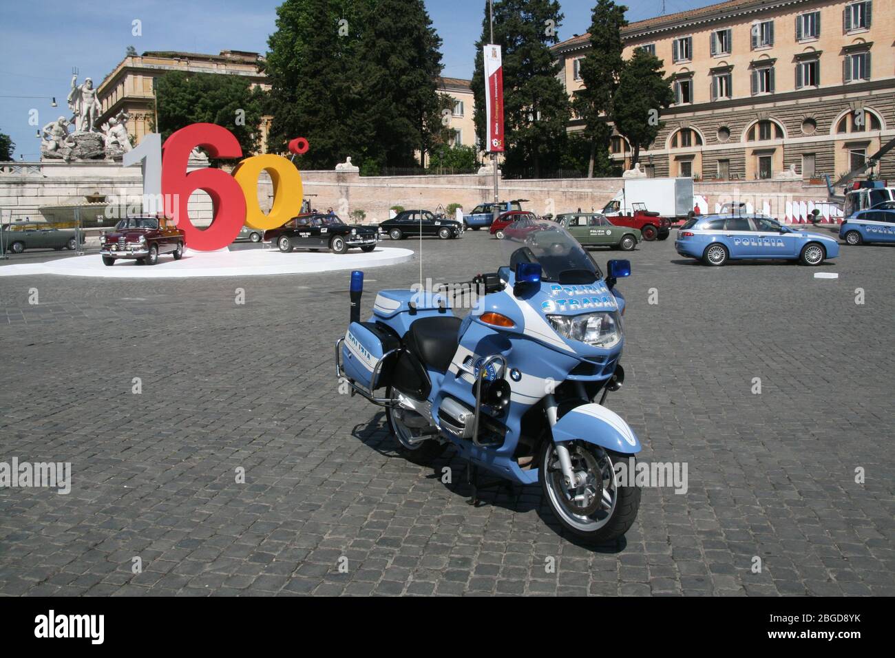 italian police force event in rome italy Stock Photo - Alamy