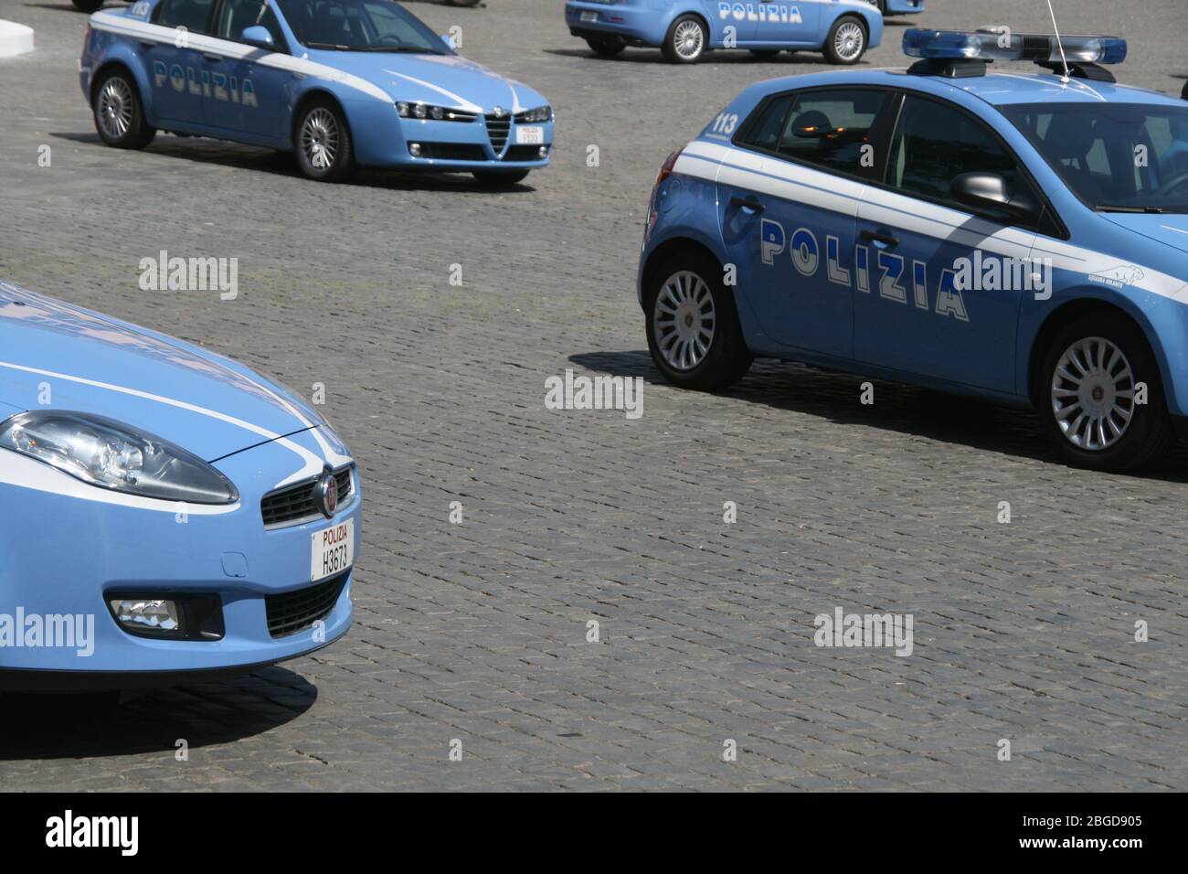 italian police force event in rome italy Stock Photo - Alamy