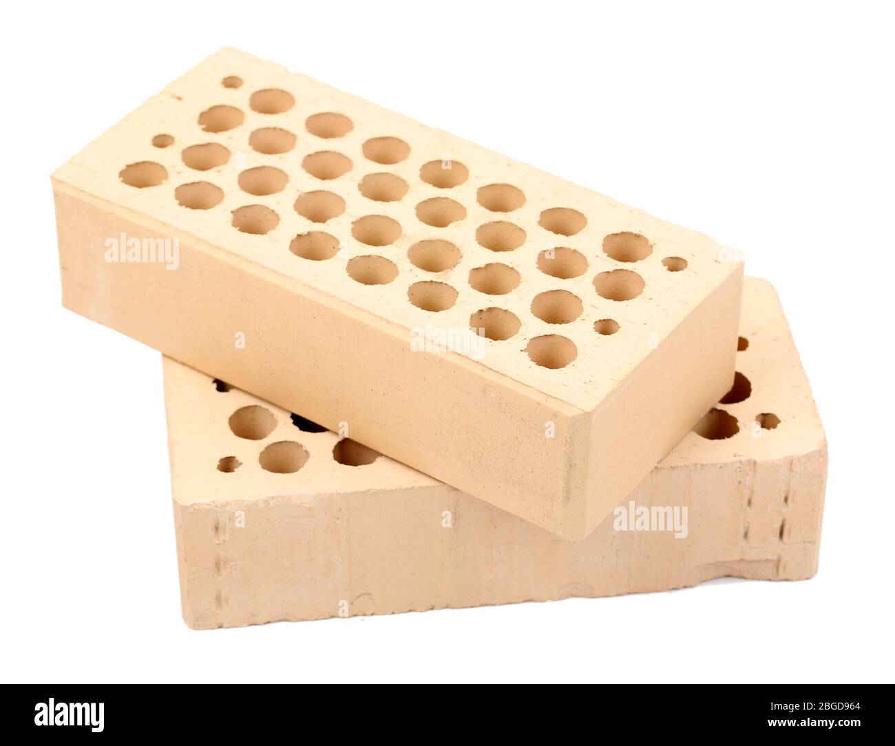 New bricks, isolated on white Stock Photo - Alamy