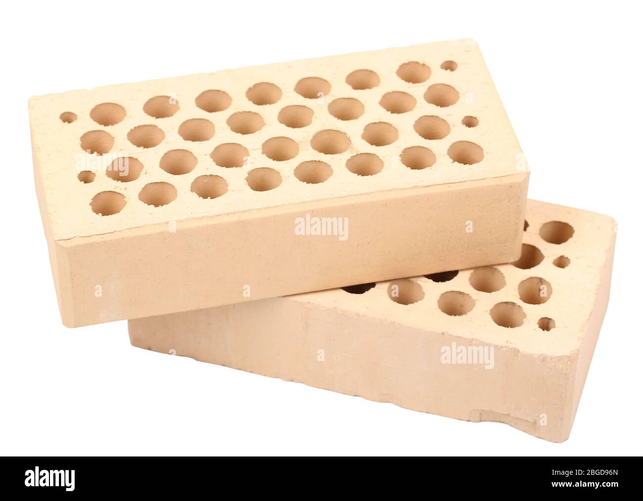 New bricks, isolated on white Stock Photo - Alamy