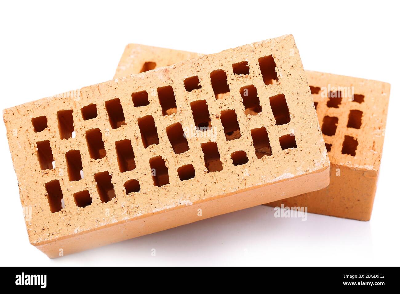 New bricks, isolated on white Stock Photo - Alamy