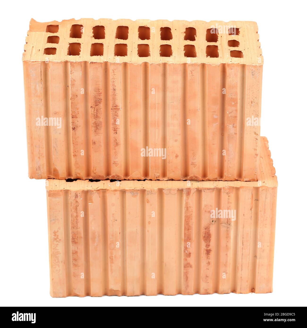 New bricks, isolated on white Stock Photo - Alamy