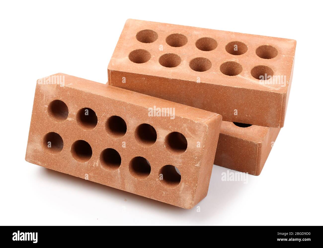 New bricks, isolated on white Stock Photo - Alamy