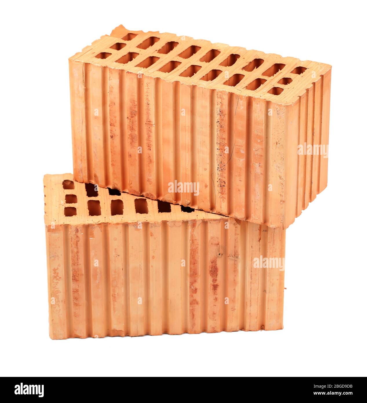 New bricks, isolated on white Stock Photo - Alamy