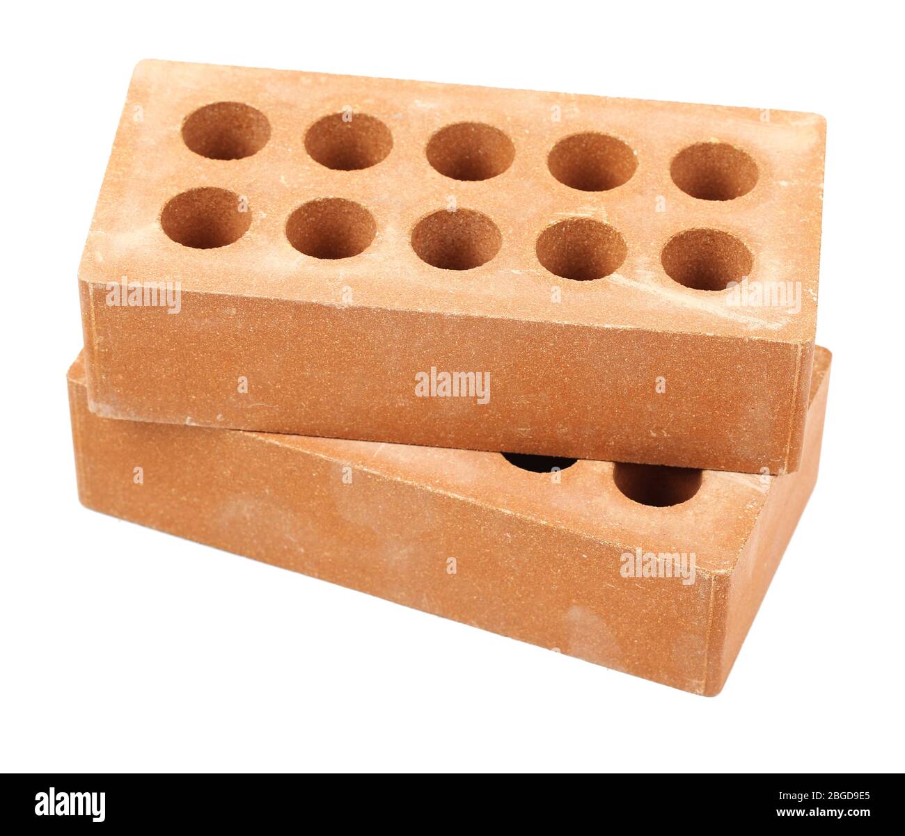 New bricks, isolated on white Stock Photo - Alamy