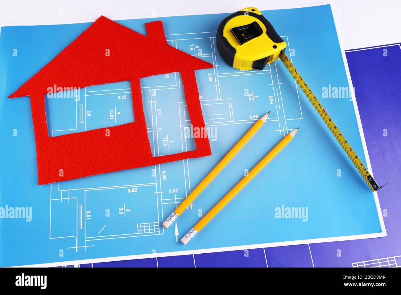 Closeup architectural drawings equipment hi-res stock photography and ...