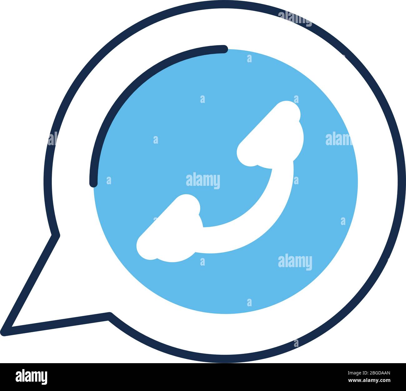 speech bubble with telephone service Stock Vector Image & Art - Alamy