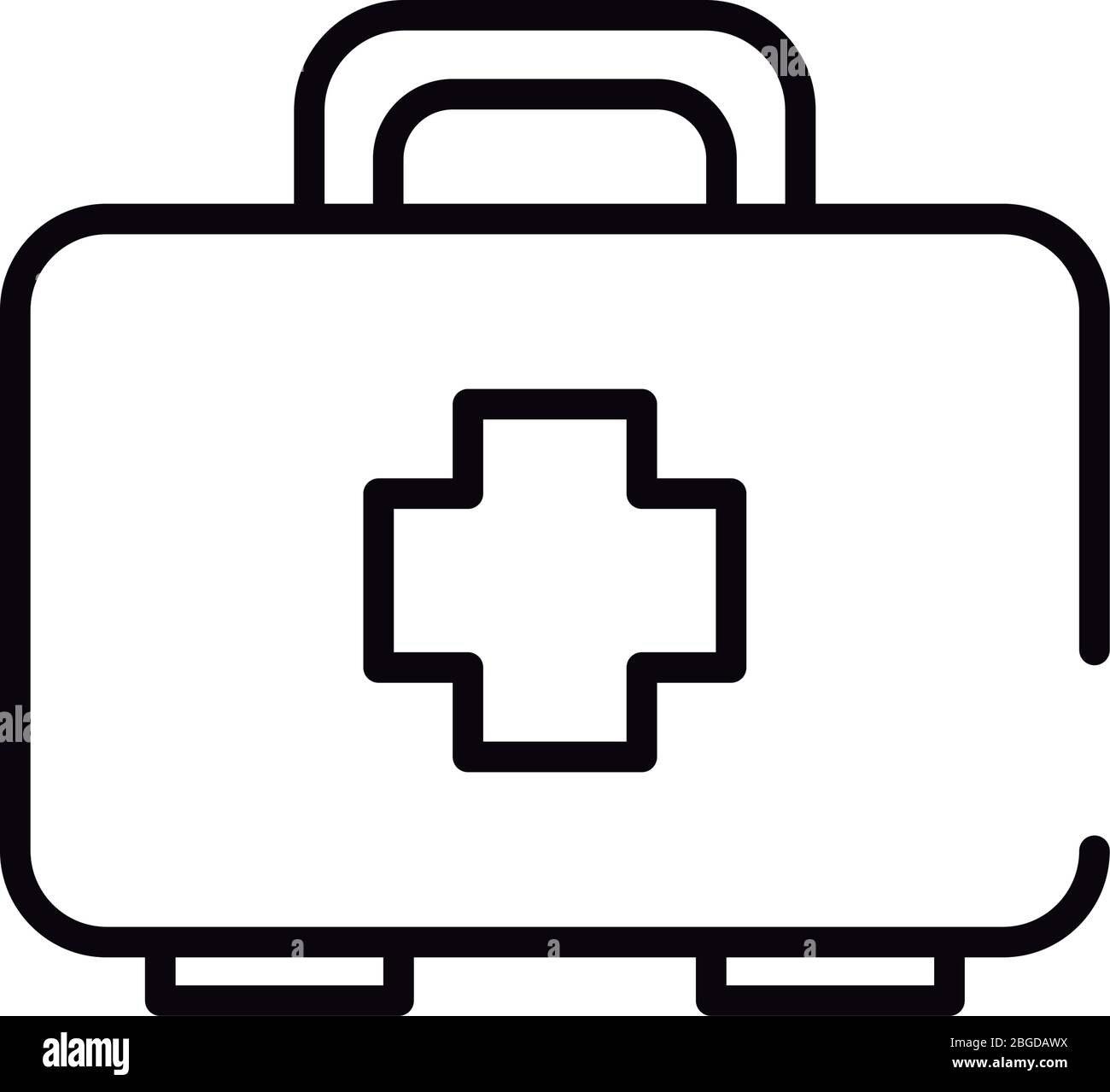 Medical kit line style hi-res stock photography and images - Alamy