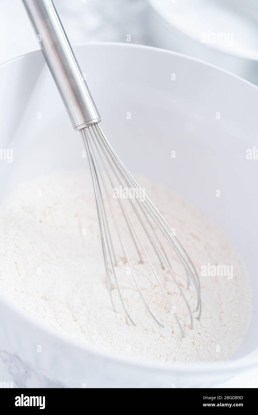 Mixing flour other ingredients bake hi-res stock photography and images ...