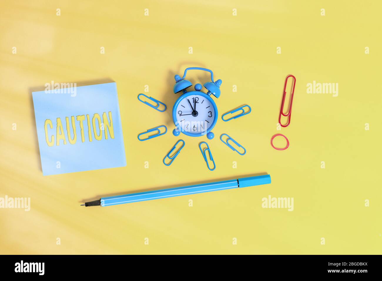 Conceptual hand writing showing Caution. Concept meaning Care taken to ...