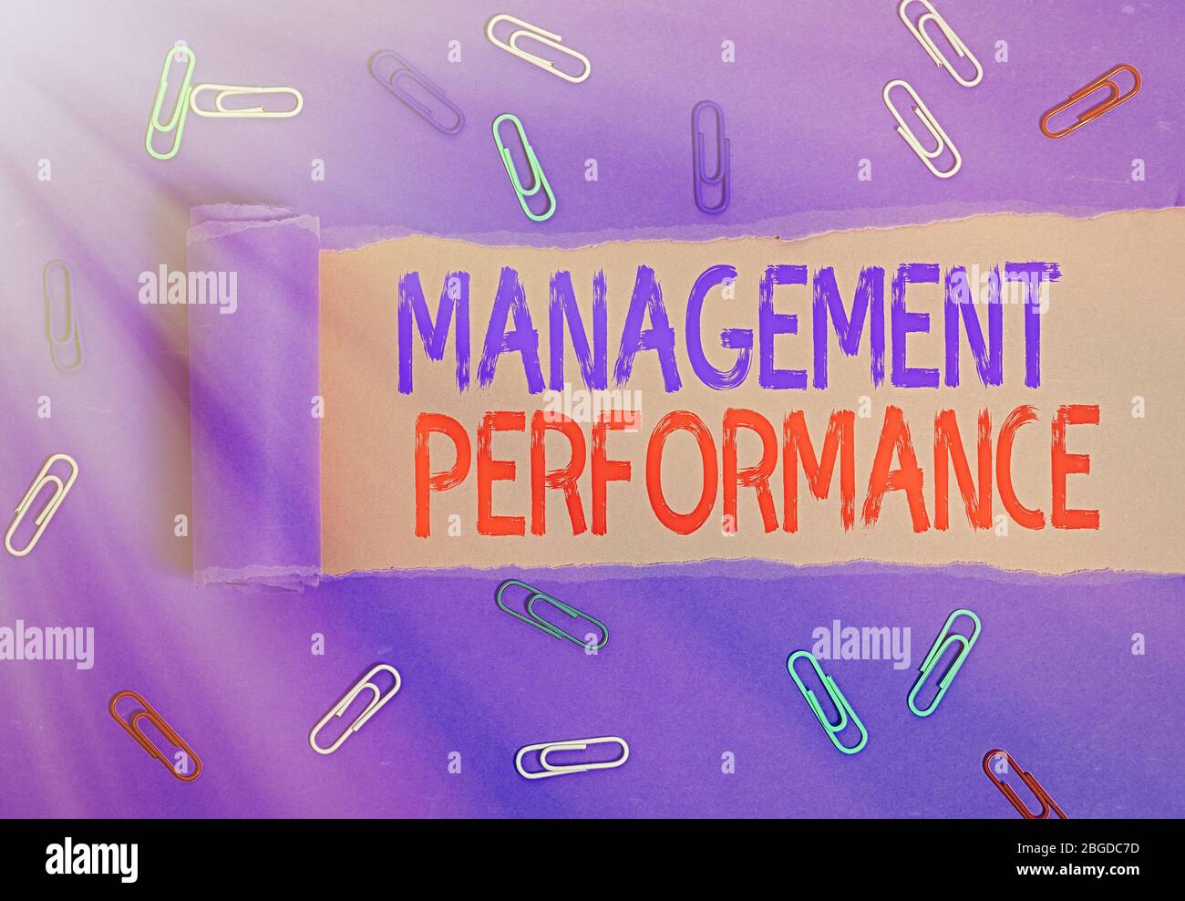 Handwriting text writing Management Performance. Conceptual photo ...