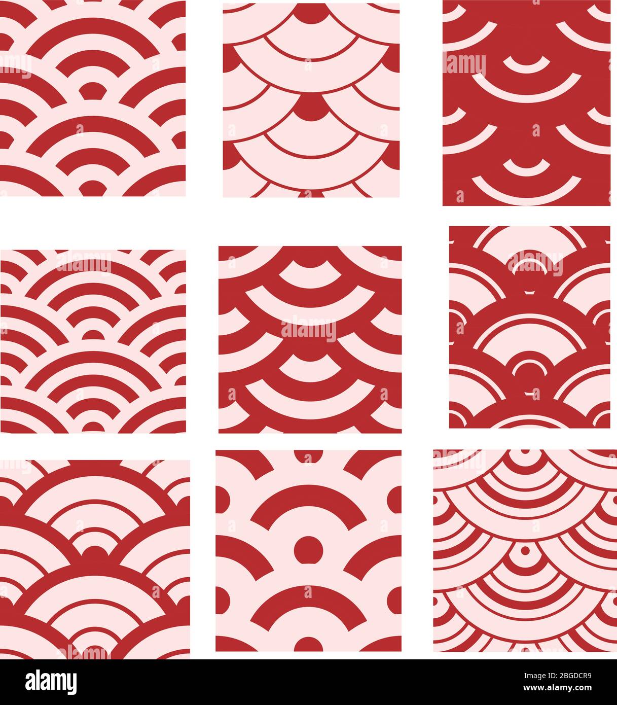 This is a illustration of Seamless Japanese pattern that represents the ...