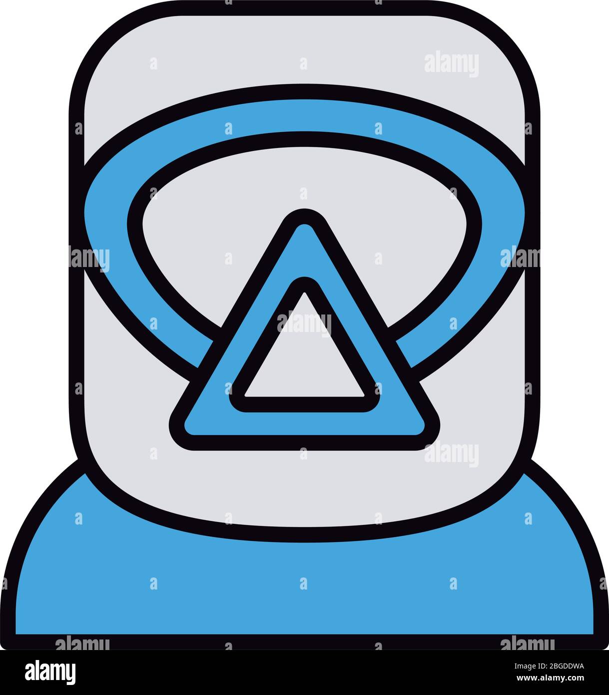 Protective suit icon line Cut Out Stock Images & Pictures - Alamy