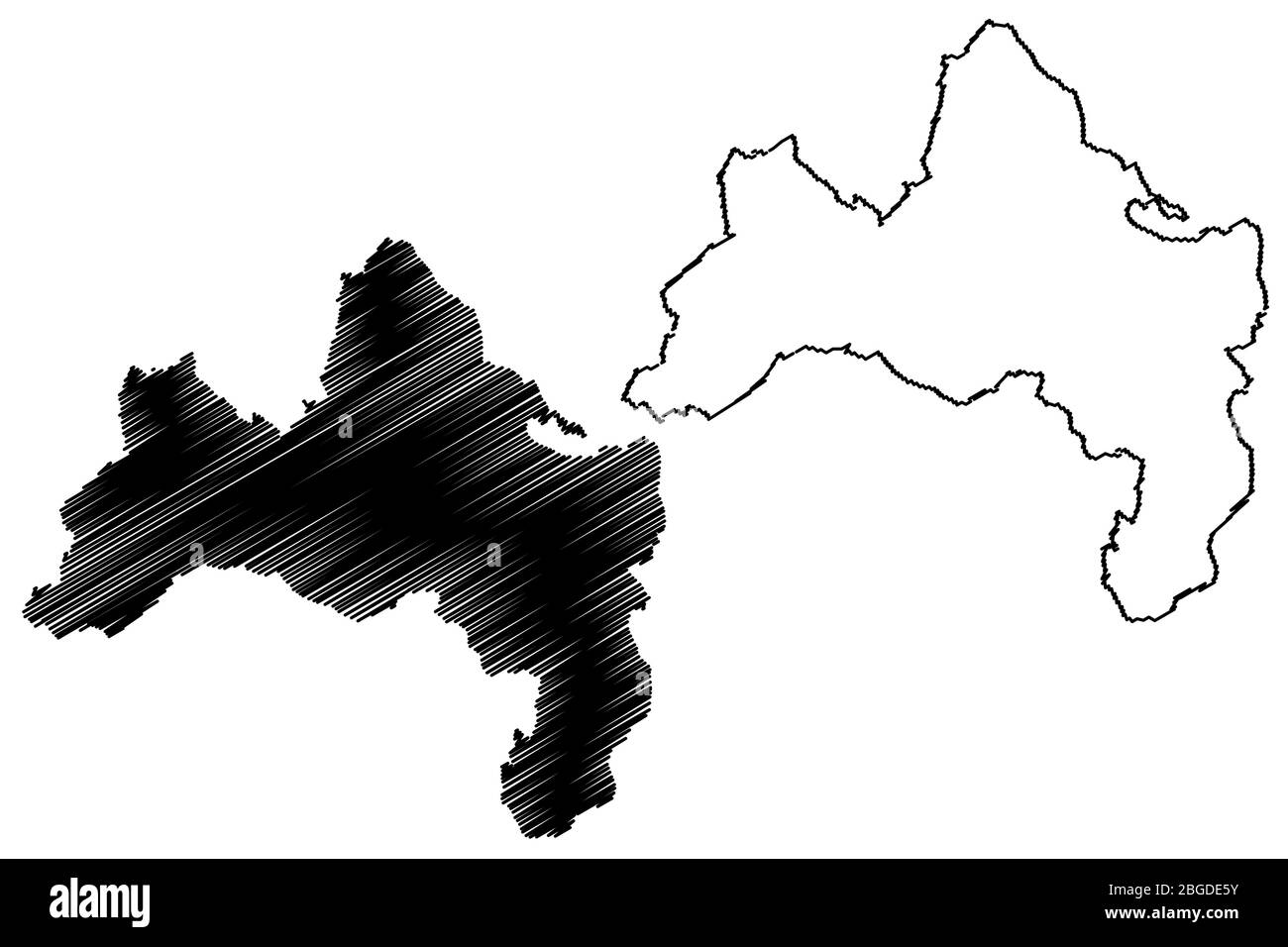Freiburg im breisgau map Stock Vector Images - Alamy