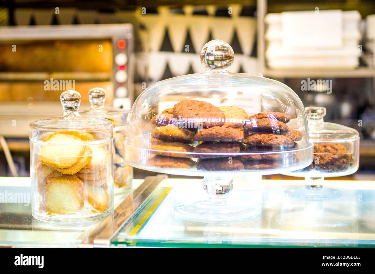 artisanal biscuits preservatives in pastry in traditional glass ...