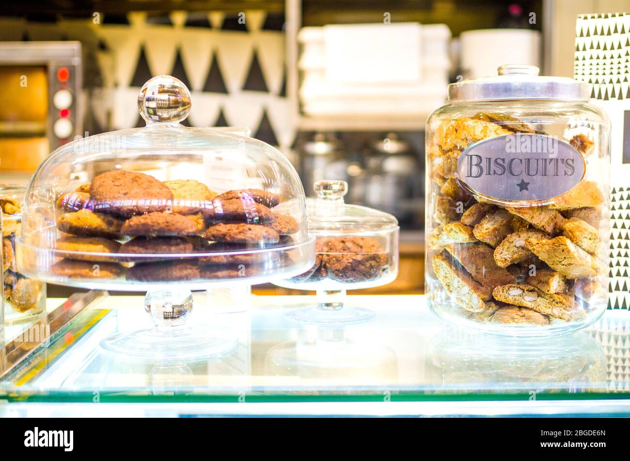 artisanal biscuits preservatives in pastry in traditional glass ...