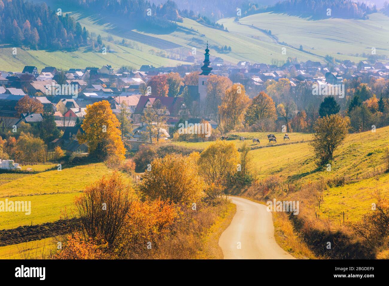 Church in Kacwin. Kacwin, Lesser Poland, Poland Stock Photo - Alamy