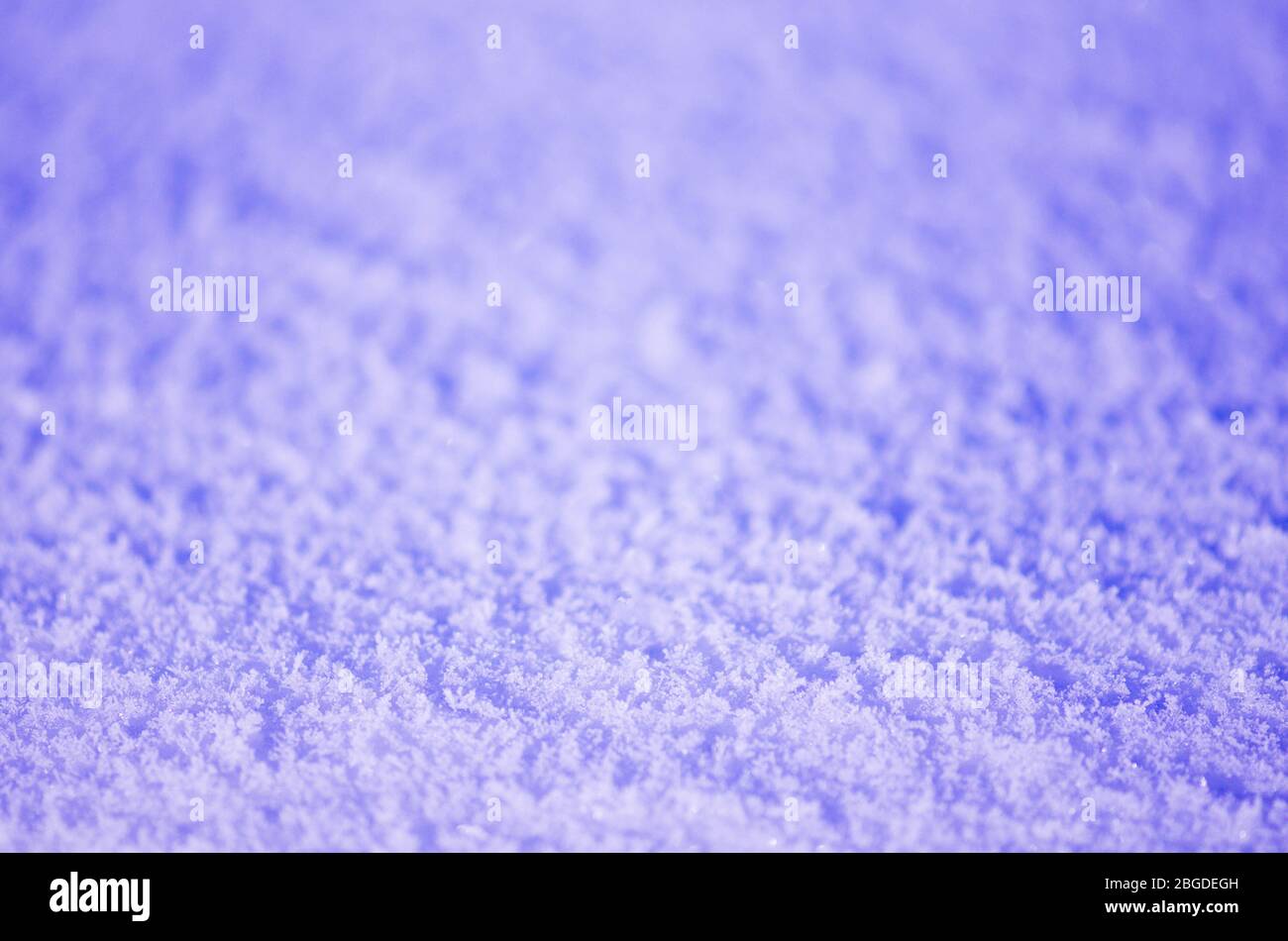 Snow on a sunny day. Abstract shiny snow background. Blue snow texture ...