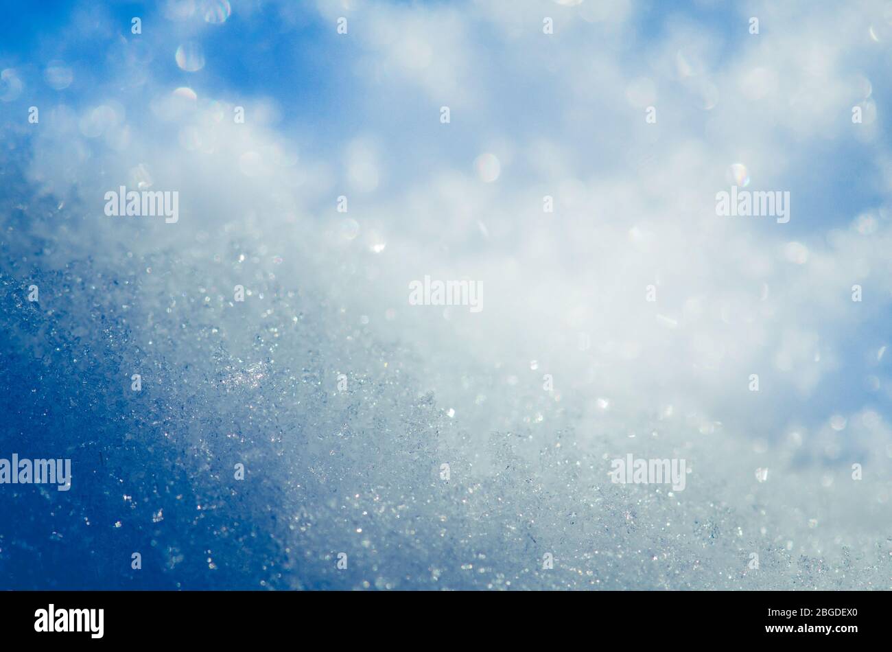 Abstract shiny snow background. Blue white snowy winter texture Stock ...