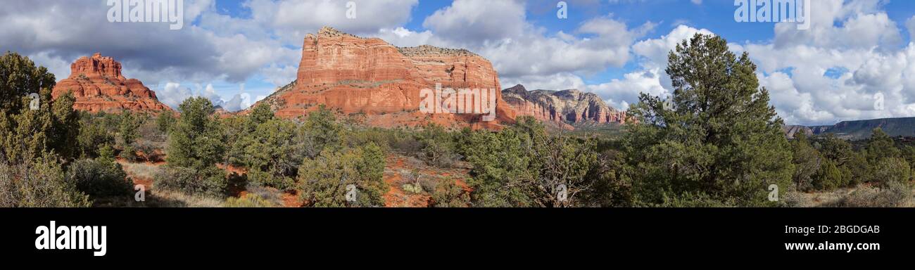 Courthouse Butte near Sedona Arizona USA Stock Photo - Alamy