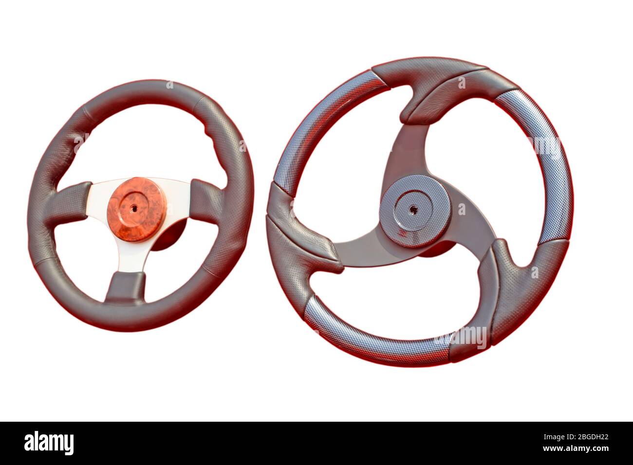 Close up black steering Cut Out Stock Images & Pictures - Alamy