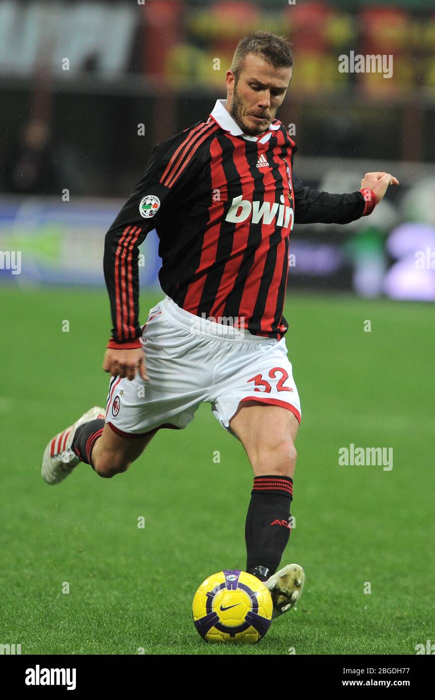 David beckham ac milan atalanta hi-res stock photography and images - Alamy