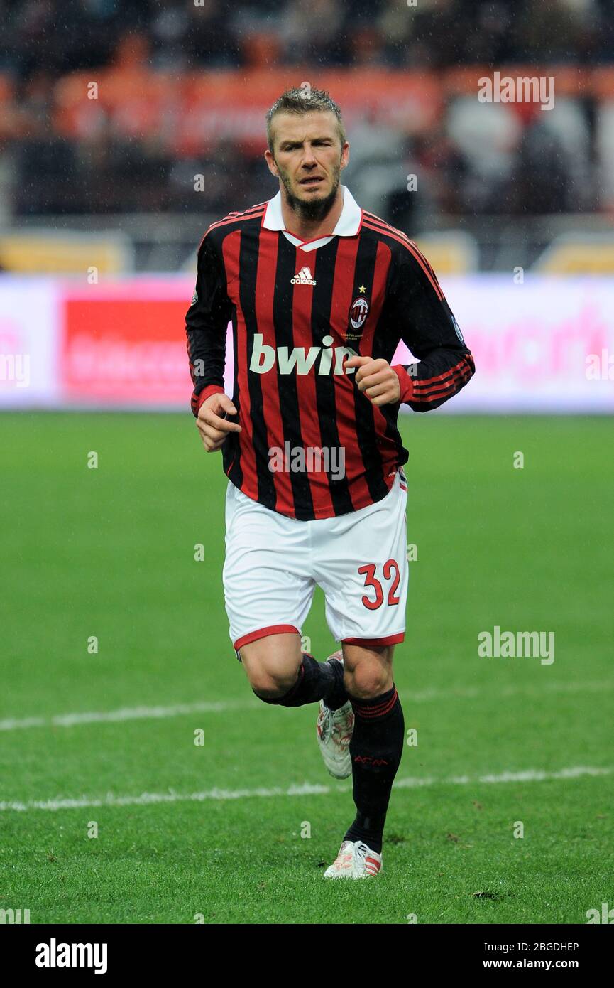 David beckham ac milan atalanta hi-res stock photography and images - Alamy