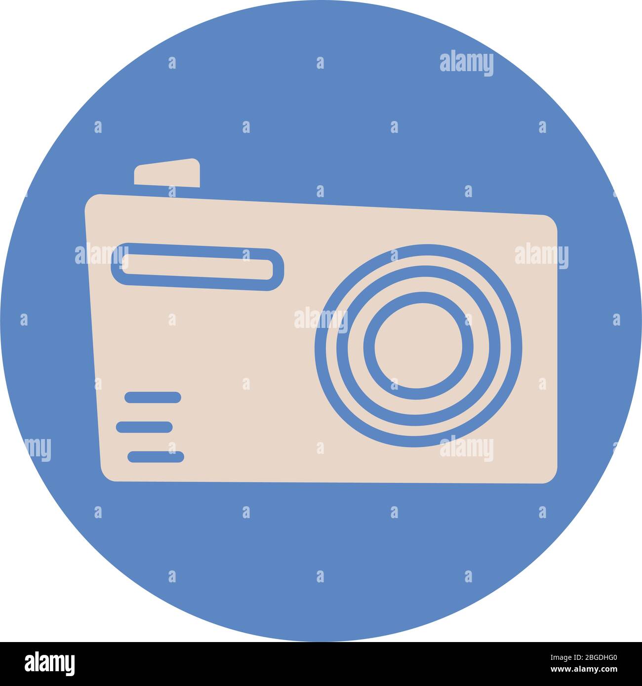 camera photographic block style icon Stock Vector Image & Art - Alamy