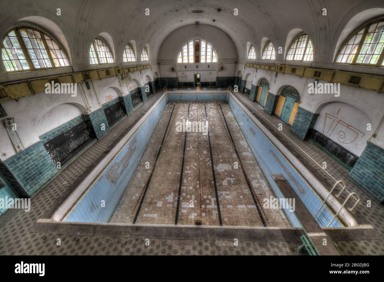 Swimming Pool in Abandoned Wunsdorf Forbidden City Former Miitary Camp ...
