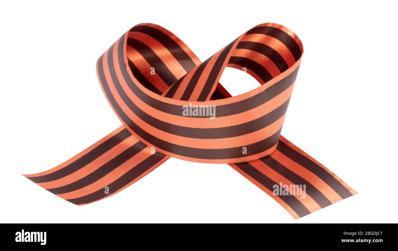 George Ribbon Isolated Stock Photo - Alamy