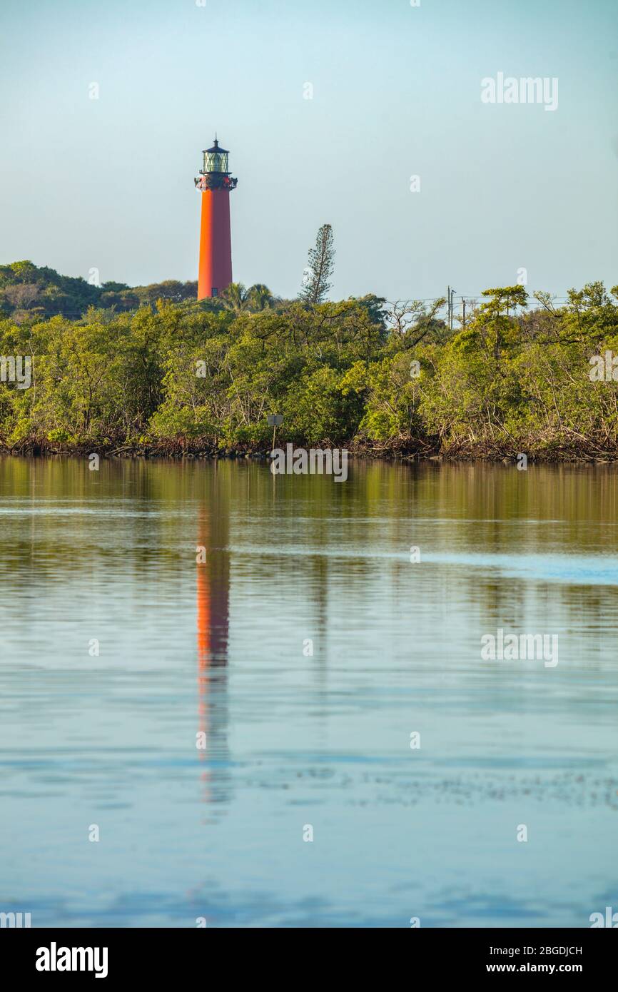 Jupiter Inlet Lighthouse. Jupiter, Florida, USA Stock Photo - Alamy