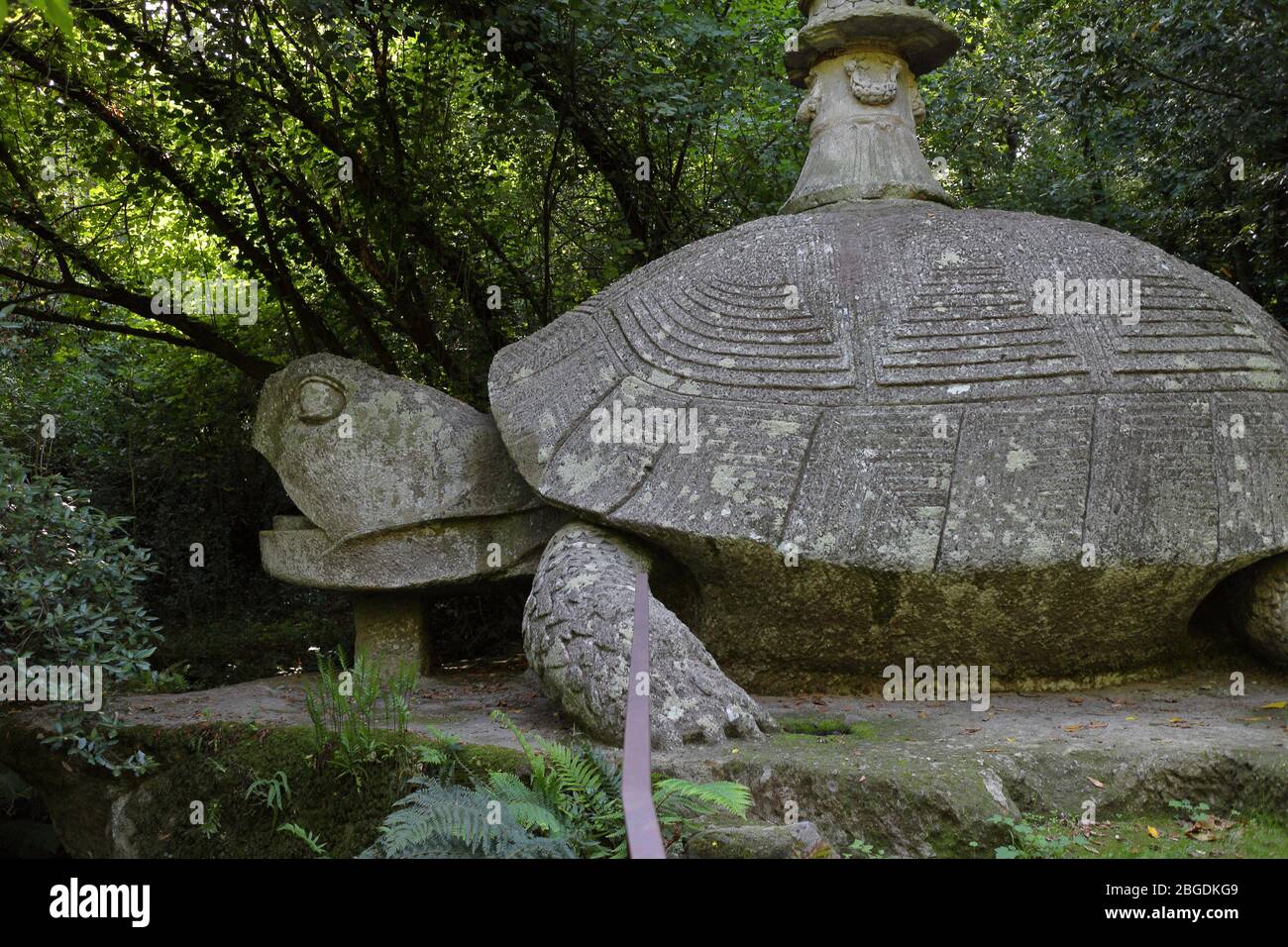 Bomarzo, Italy - 09/30/2017: The famous monster park in the ...