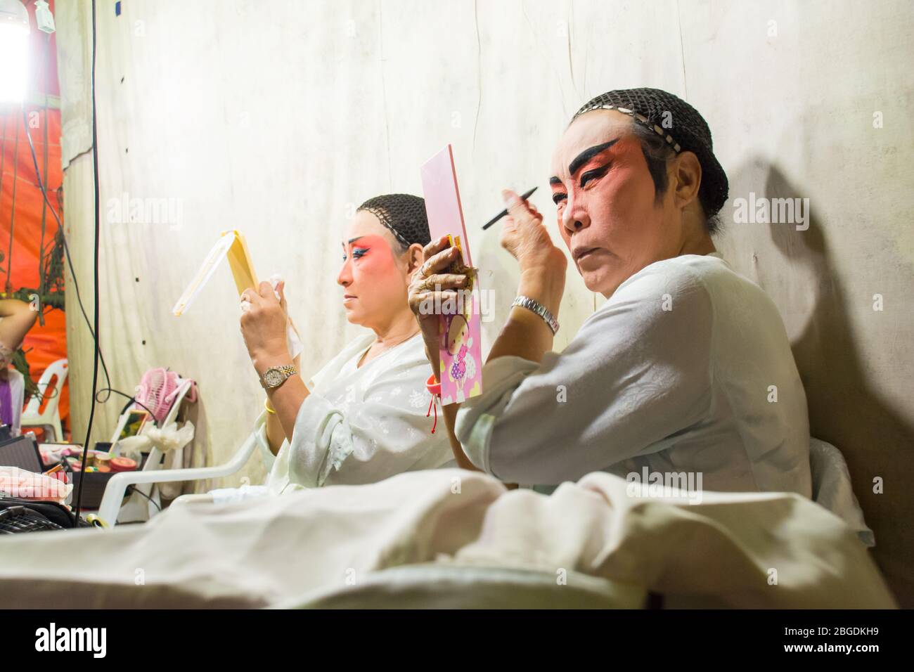 Asia / Thailand - August 28th 2019 : Chinese Opera Actress. Performers ...
