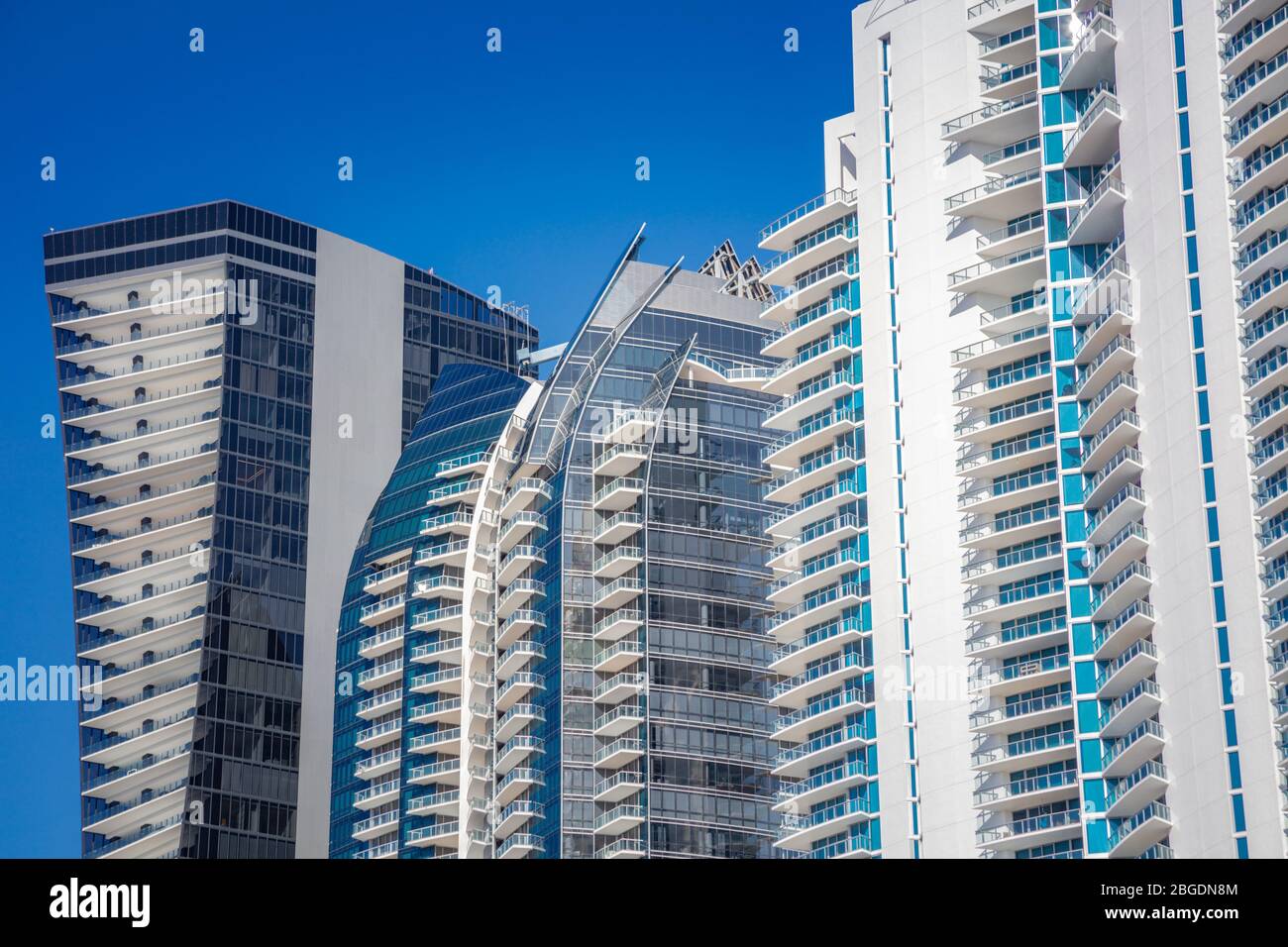Sunny Isles Beach architecture. Sunny Isles Beach, Florida, USA Stock ...